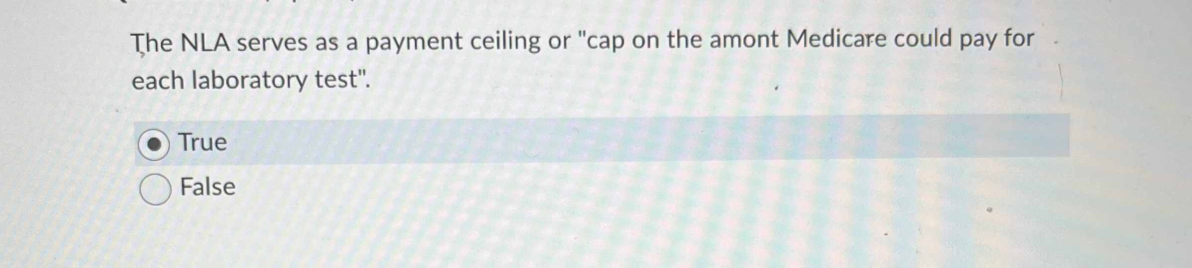 Solved The NLA serves as a payment ceiling or "cap on the | Chegg.com