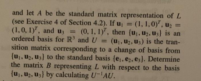 Solved 3. Let L be the linear transformation on R3 defined | Chegg.com
