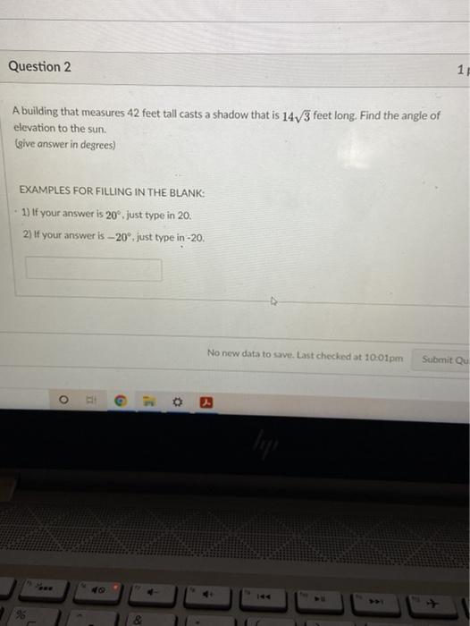 Solved Question 2 1 A building that measures 42 feet tall | Chegg.com
