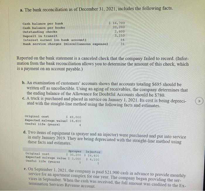 Solved Bug-Off Exterminators provides pest control services | Chegg.com