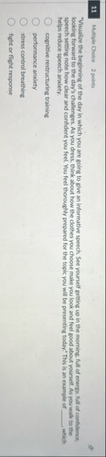 Solved Multiple Choice2 ﻿pointsWruslize the beglnning of the | Chegg.com