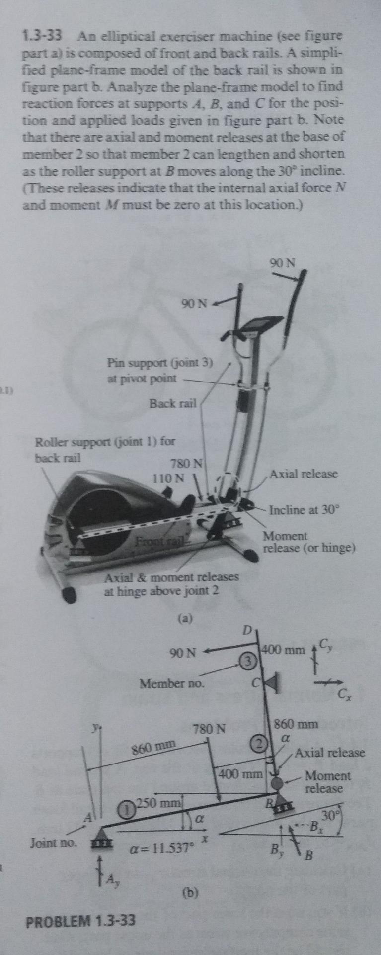 Solved 13 33 An Elliptical Exerciser Machine See Figure 4634