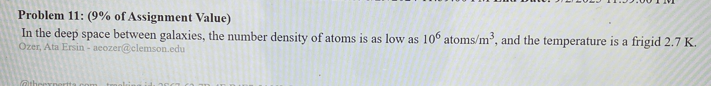Solved Problem 11: (9% ﻿of Assignment Value)In the deep | Chegg.com