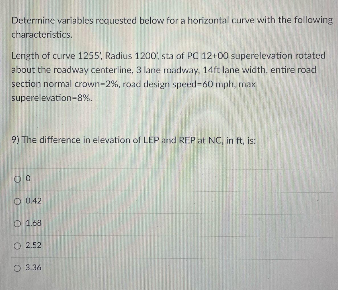 Solved Determine variables requested below for a horizontal | Chegg.com