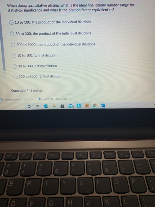 Solved After inoculating and incubating an unknown microbe | Chegg.com