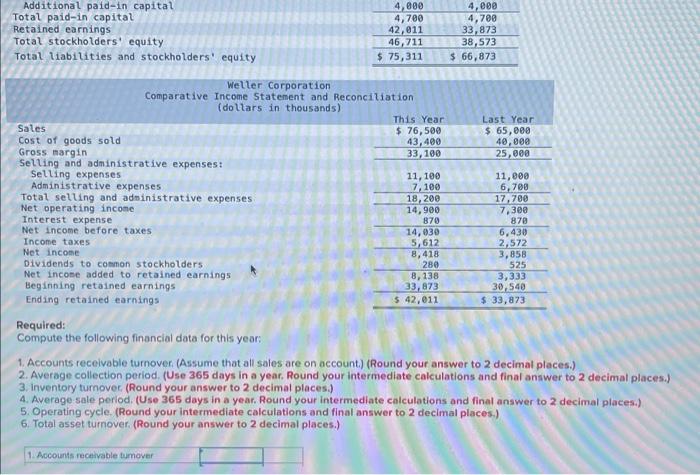 Solved Exercise 14-3 (Algo) Financial Ratios for Asset | Chegg.com Solved Exercise 14-3 (Algo) Financial Ratios for Asset | Chegg.com