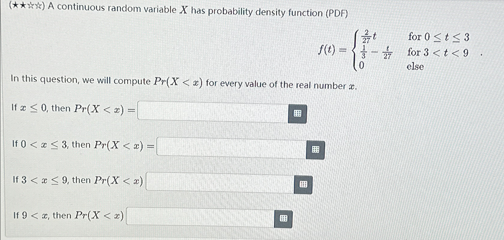 Solved ⇄ϖ ﻿a Continuous Random Variable X ﻿has