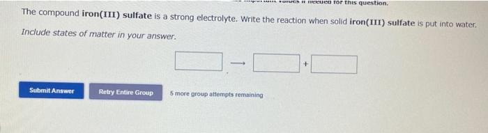 Solved The compound cobalt(II) acetate is a strong | Chegg.com