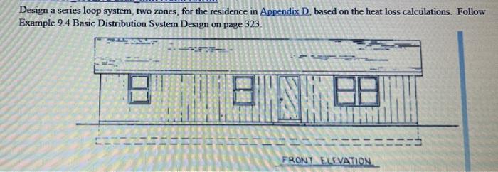 Solved Design a series loop system, two zones, for the | Chegg.com