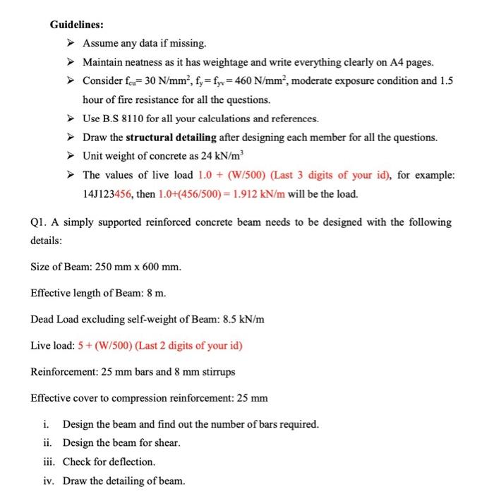 Solved Guidelines: Assume any data if missing. Maintain | Chegg.com