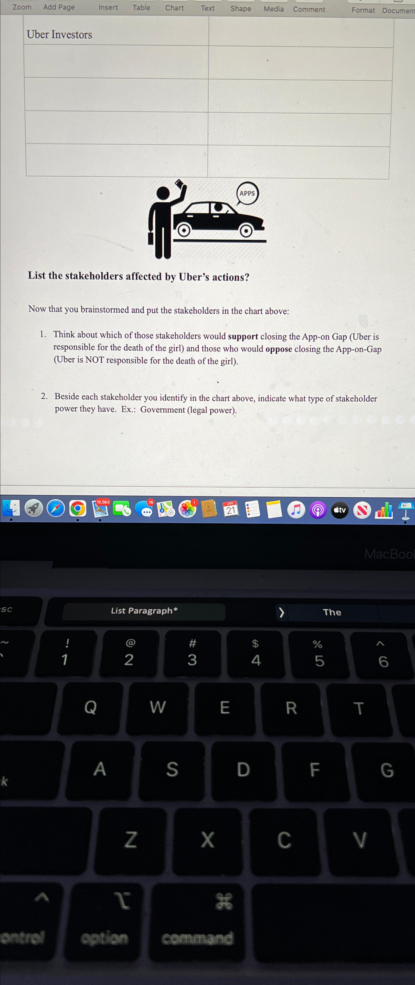 Solved Zoom Add Page Insert Table Chart Text Shape Media | Chegg.com