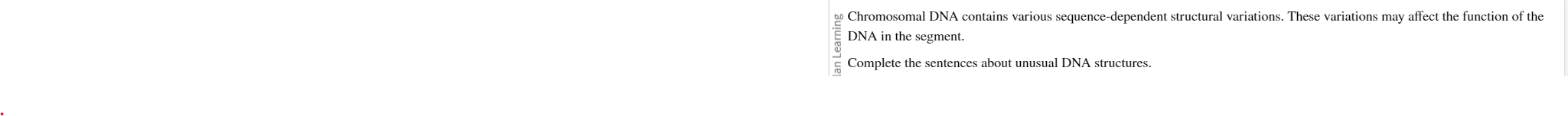 Solved Do Chromosomal DNA contains various | Chegg.com