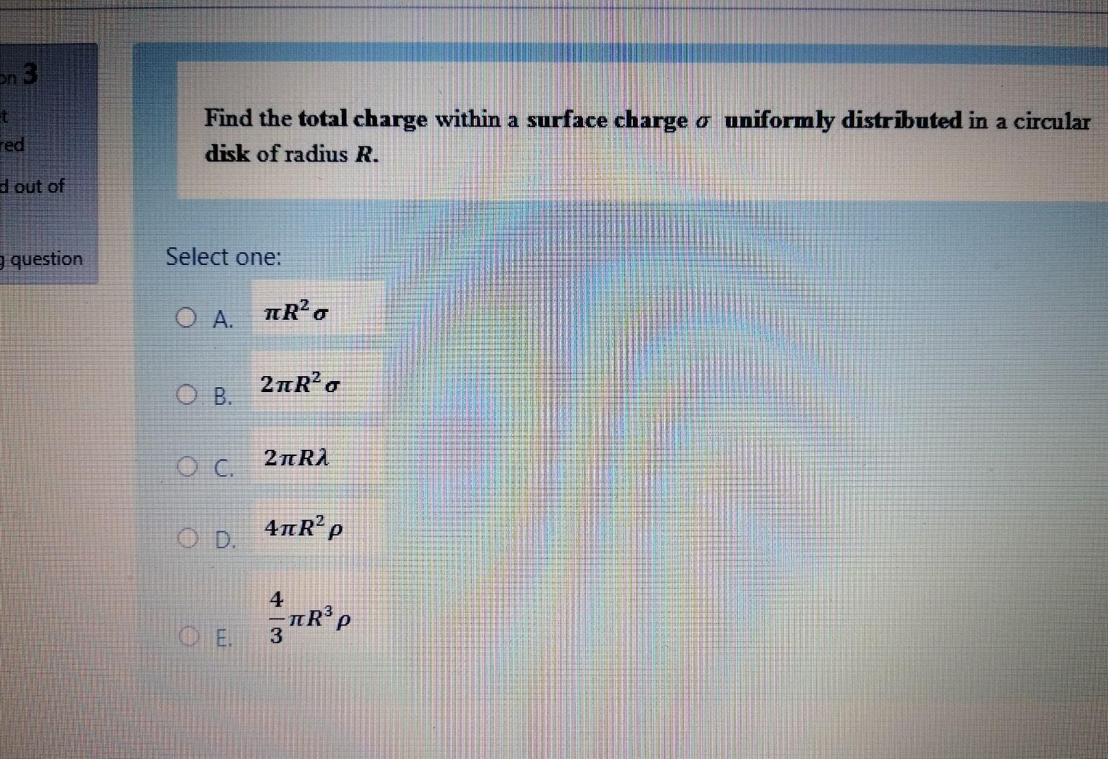 Solved on 3 red Find the total charge within a surface | Chegg.com