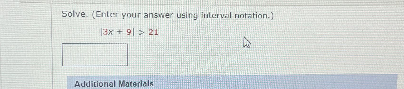 Solved Solve. (Enter your answer using interval | Chegg.com