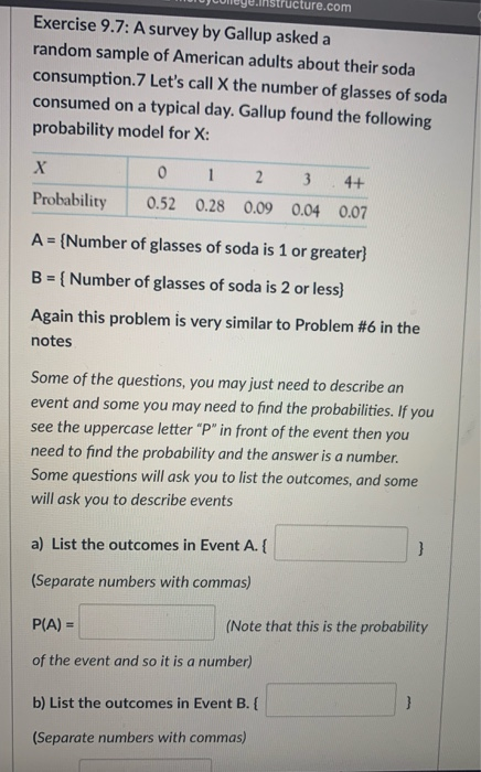 Solved ructure.com Exercise 9.7: A survey by Gallup asked a | Chegg.com