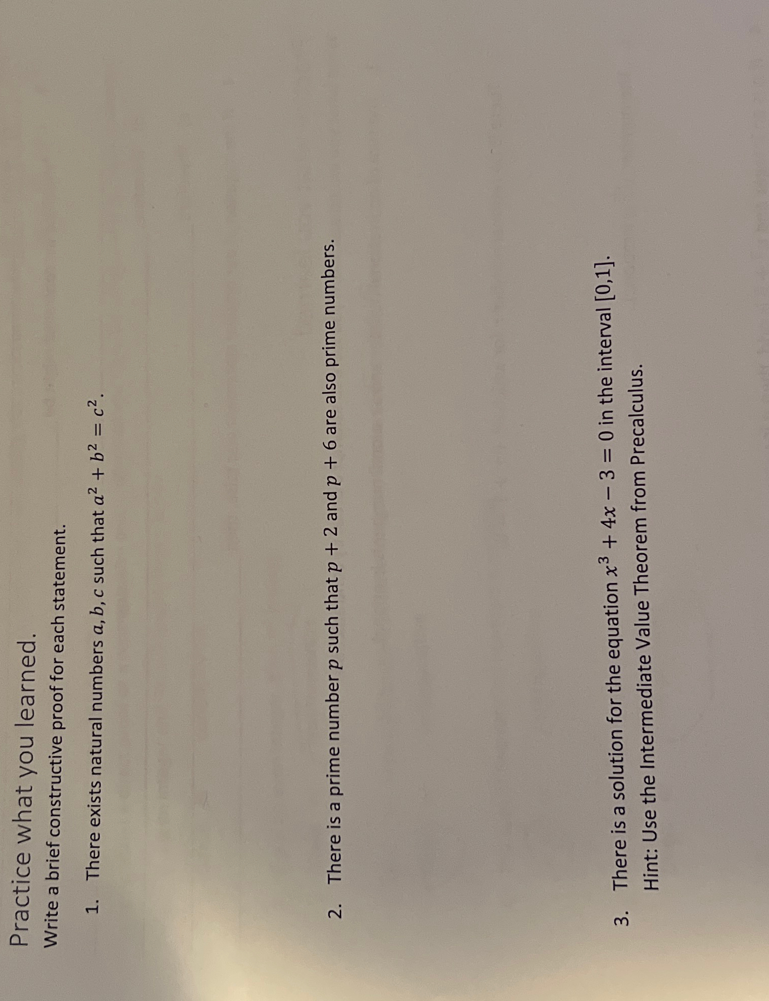 Solved Practice what you learned.Write a brief constructive | Chegg.com