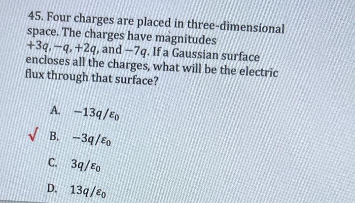 Solved The figure below shows five Gaussian surfaces (a to e | Chegg.com