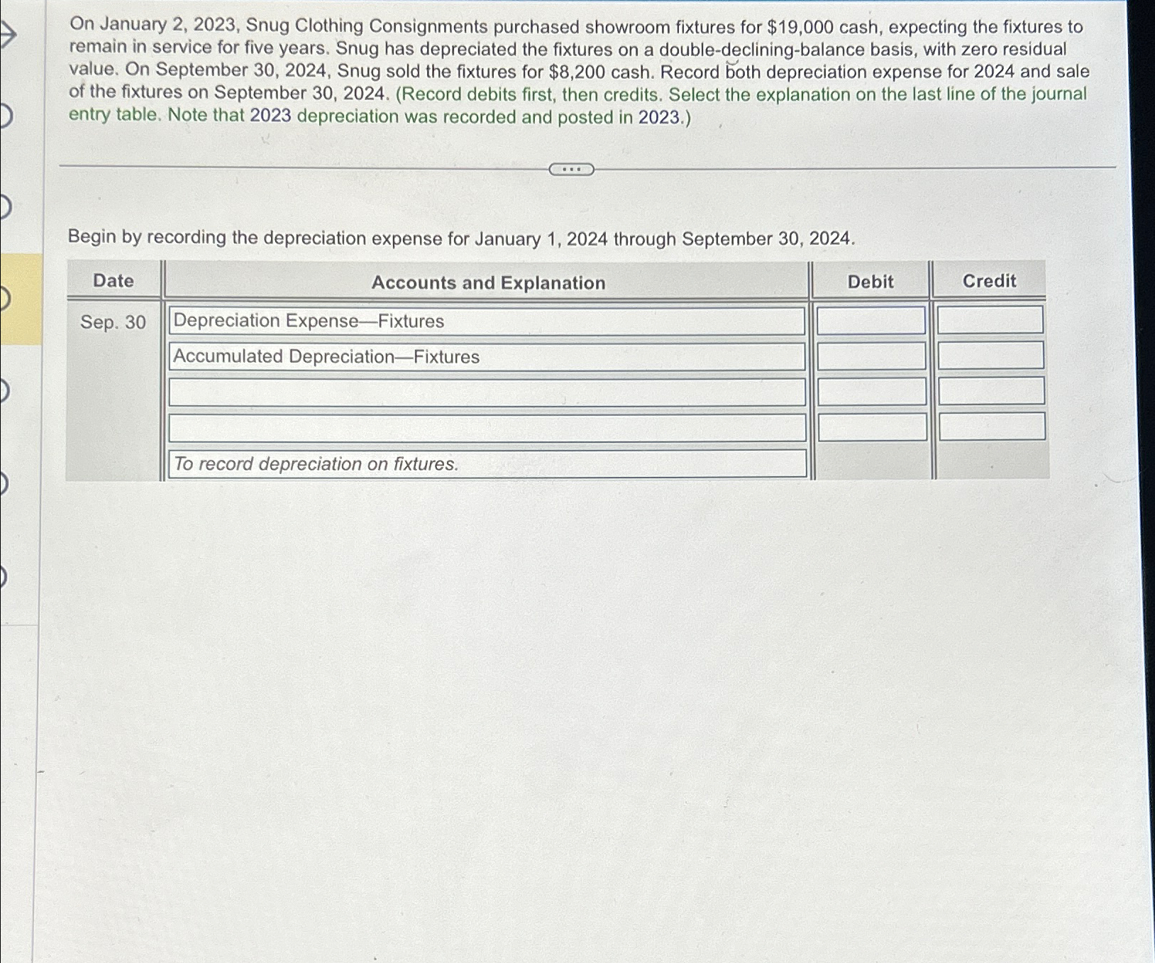 Solved On January 2, 2023, ﻿Snug Clothing Consignments | Chegg.com