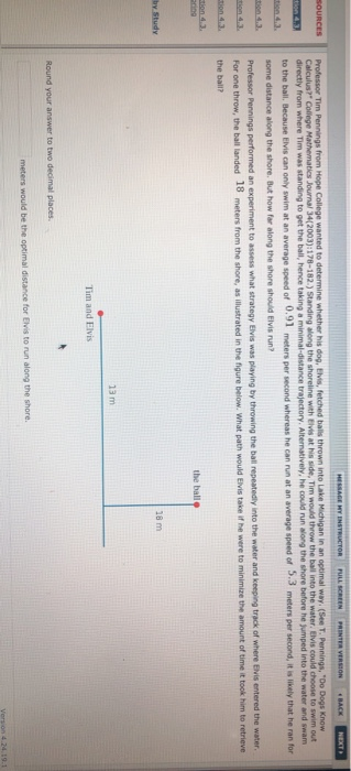 Solved Professor Tim Pennings from Hope Coge wanted to | Chegg.com