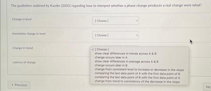 Solved The guidelines outlined by Kazdin (2003) regarding | Chegg.com