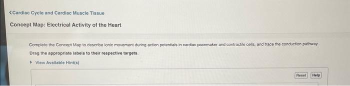 Solved Complete the Concept Map to describe ionio movement | Chegg.com
