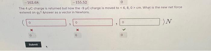 Solved A 4μC charge q1 located at the origin 0,0,0>cm | Chegg.com