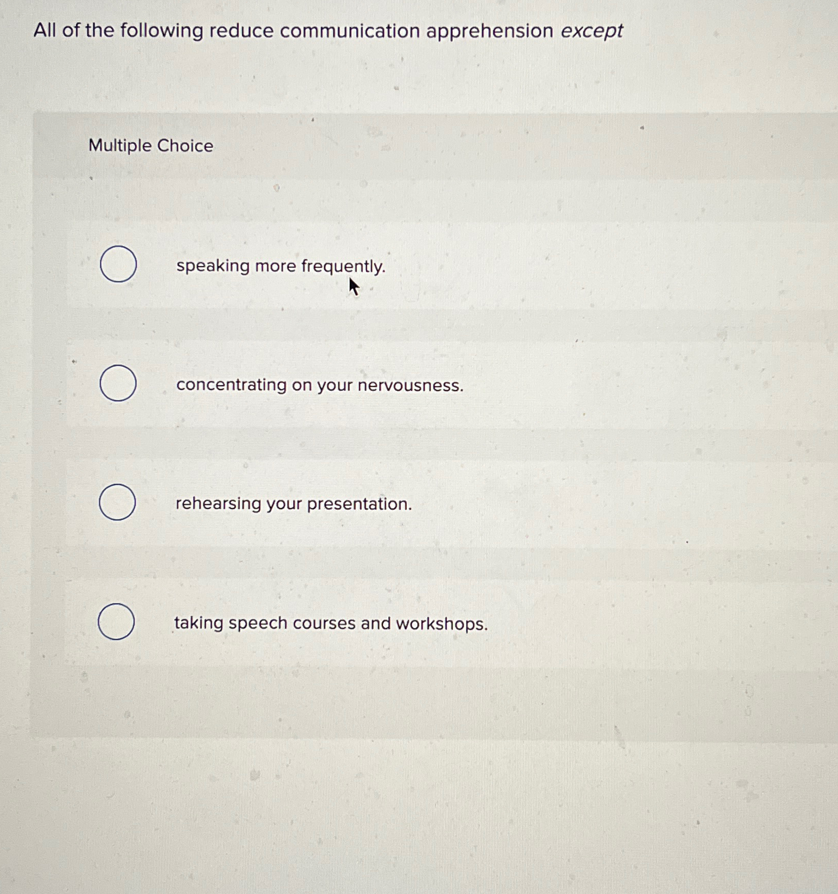 Solved All of the following reduce communication | Chegg.com