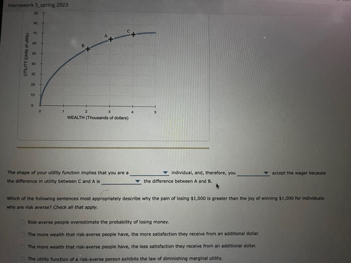 Solved 5. Understanding risk aversion Suppose your classmate | Chegg.com Solved 5. Understanding risk aversion Suppose your classmate | Chegg.com