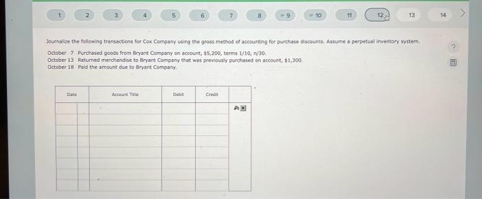 Solved Journalize the following transactions for Cox Company | Chegg.com