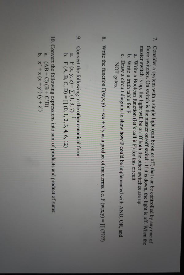 Solved 1. How many literals are in each of the following | Chegg.com
