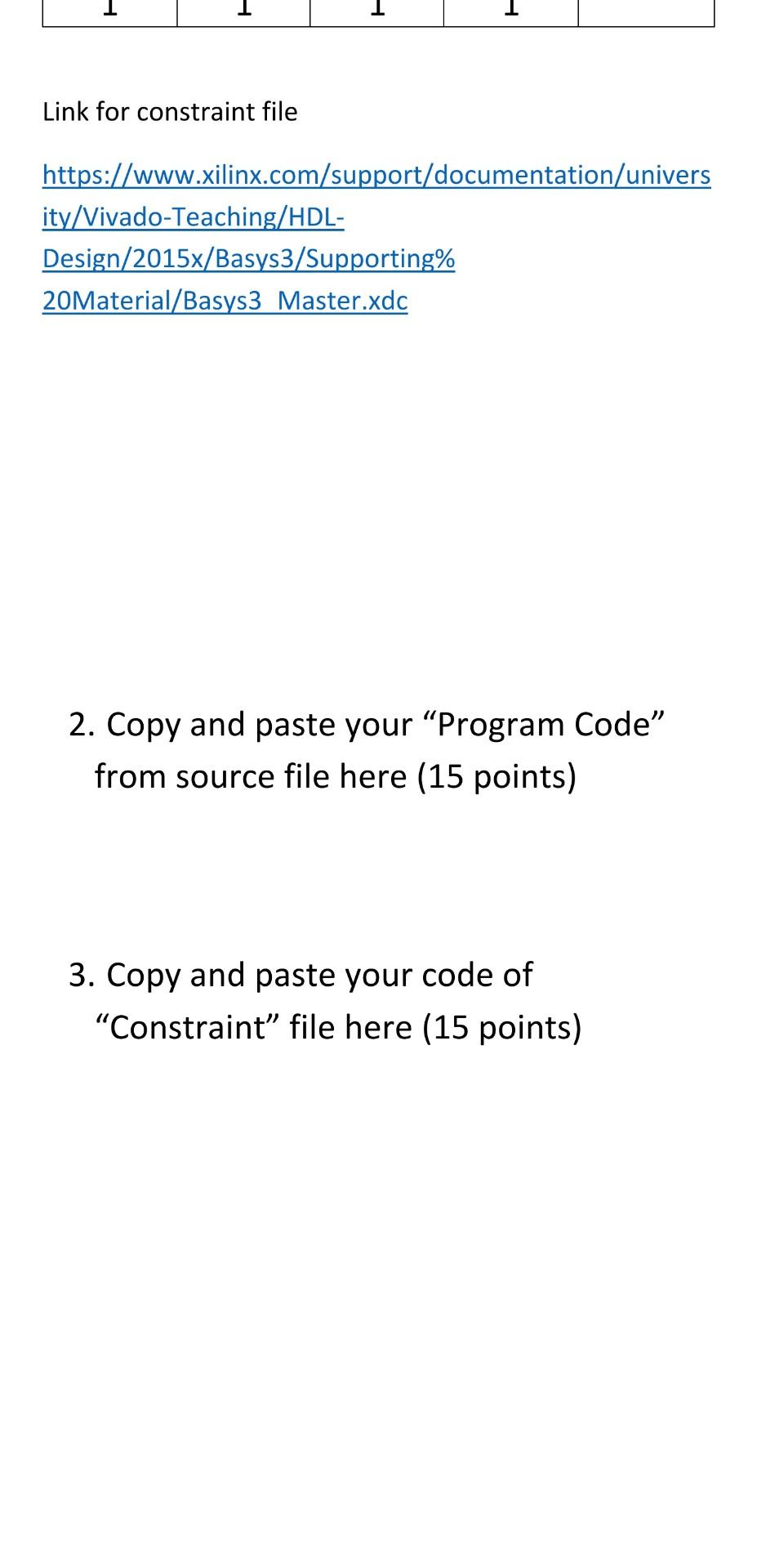 Solved 1. Create a program in Vivado of the following | Chegg.com