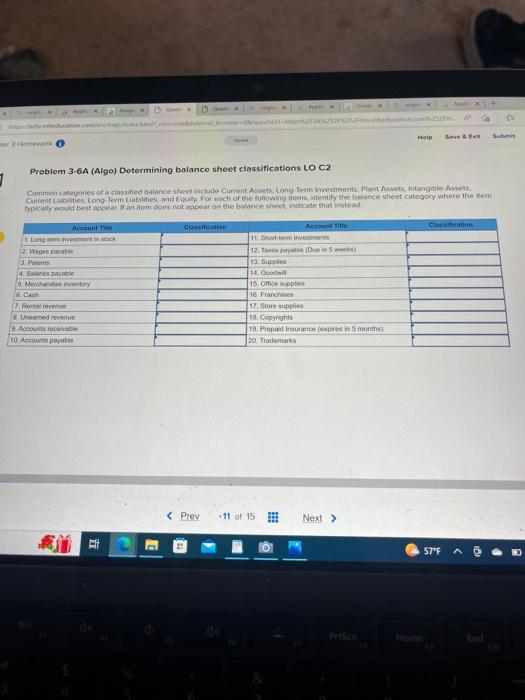 Solved Exercise 3.4 (Algo) Classifying adjusting entries LO | Chegg.com
