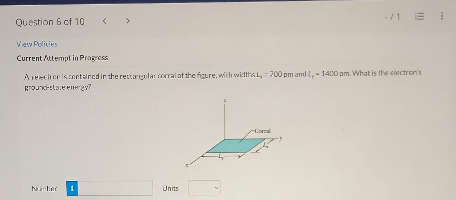 Solved Question 6 of 10 View Policies Current Attempt in | Chegg.com