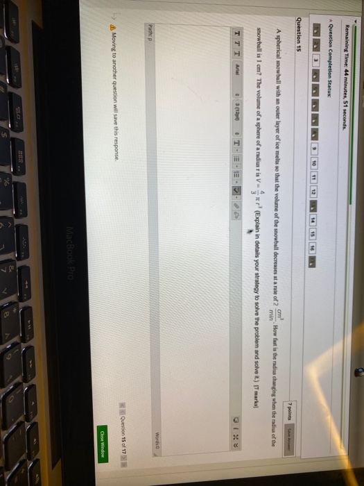 Solved Remaining Time: 44 minutes, 51 seconds Question | Chegg.com Solved Remaining Time: 44 minutes, 51 seconds Question | Chegg.com