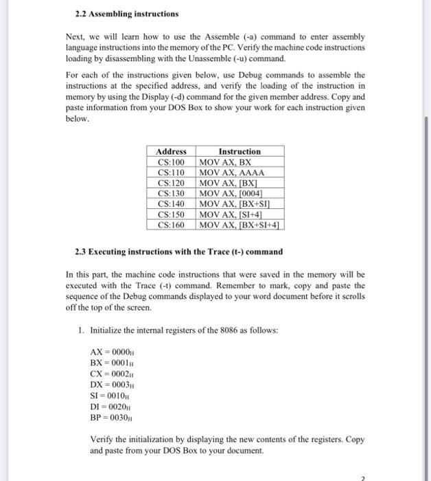 Solved The objective of this lab is to understand the | Chegg.com