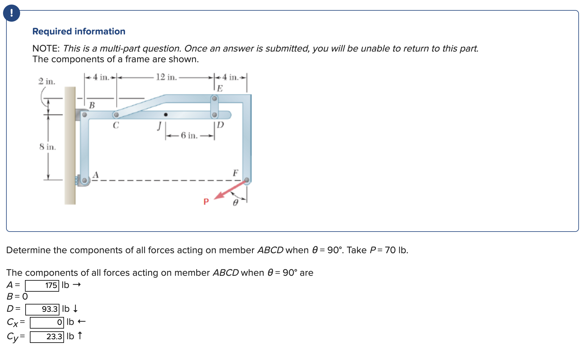 Solved !Required informationNOTE: This is ﻿a multi-part | Chegg.com
