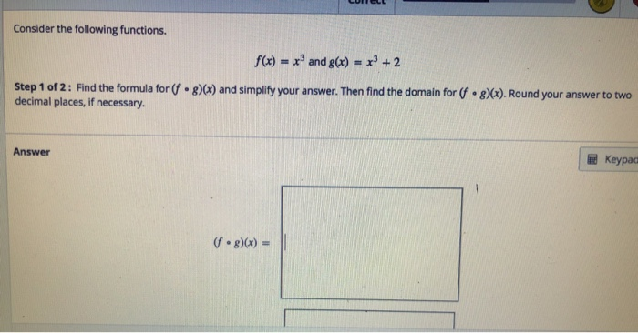 Solved Consider the following functions. f(x) = x and g(x) = | Chegg.com