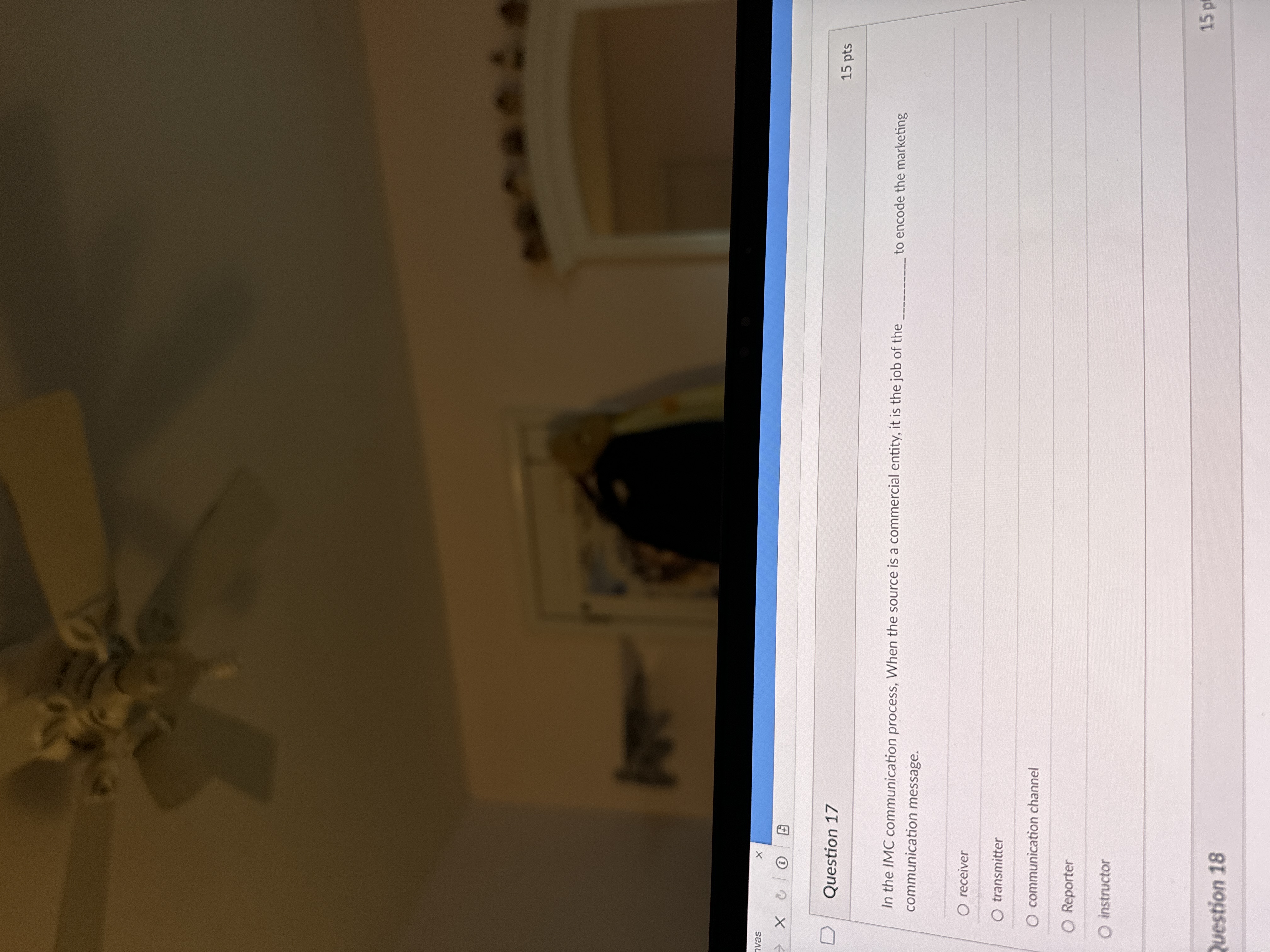 Solved Question 17In the IMC communication process, When the | Chegg.com