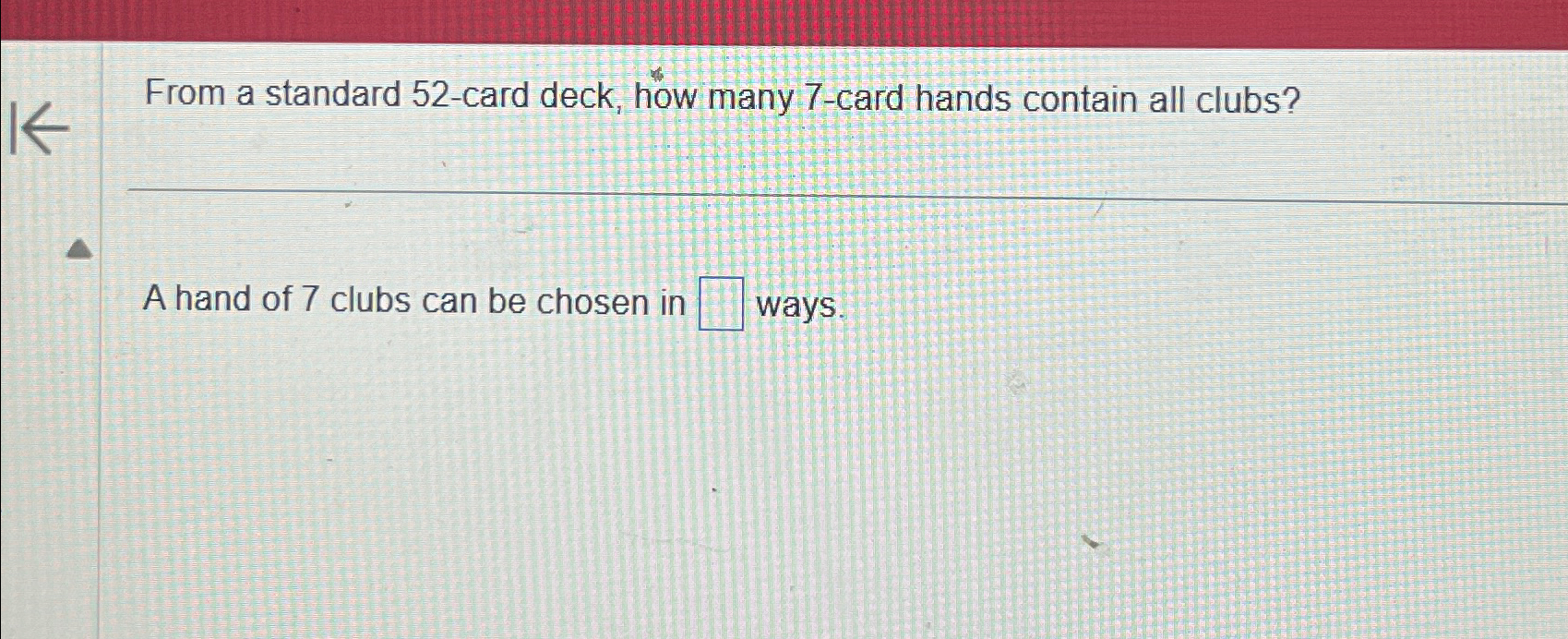 Solved From a standard 52-card deck, how many 7 -card hands | Chegg.com