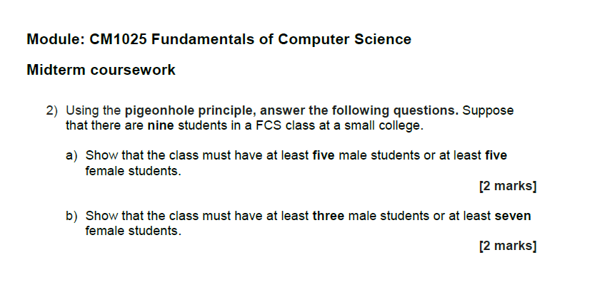 Solved Module: CM1025 ﻿Fundamentals of Computer | Chegg.com