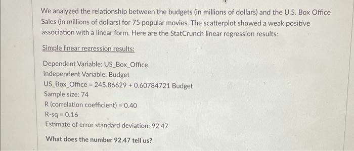 Solved Suppose we have a collection of cars, we measure | Chegg.com