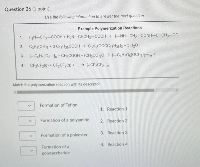 Solved Use the following information to answer the next | Chegg.com