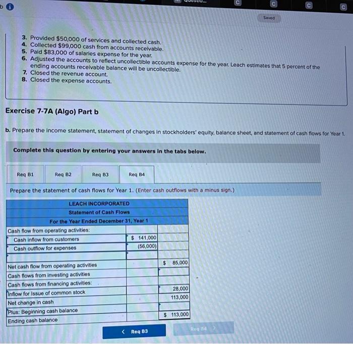 Solved Exercise 7-7A (Algo) Effect of recognizing | Chegg.com