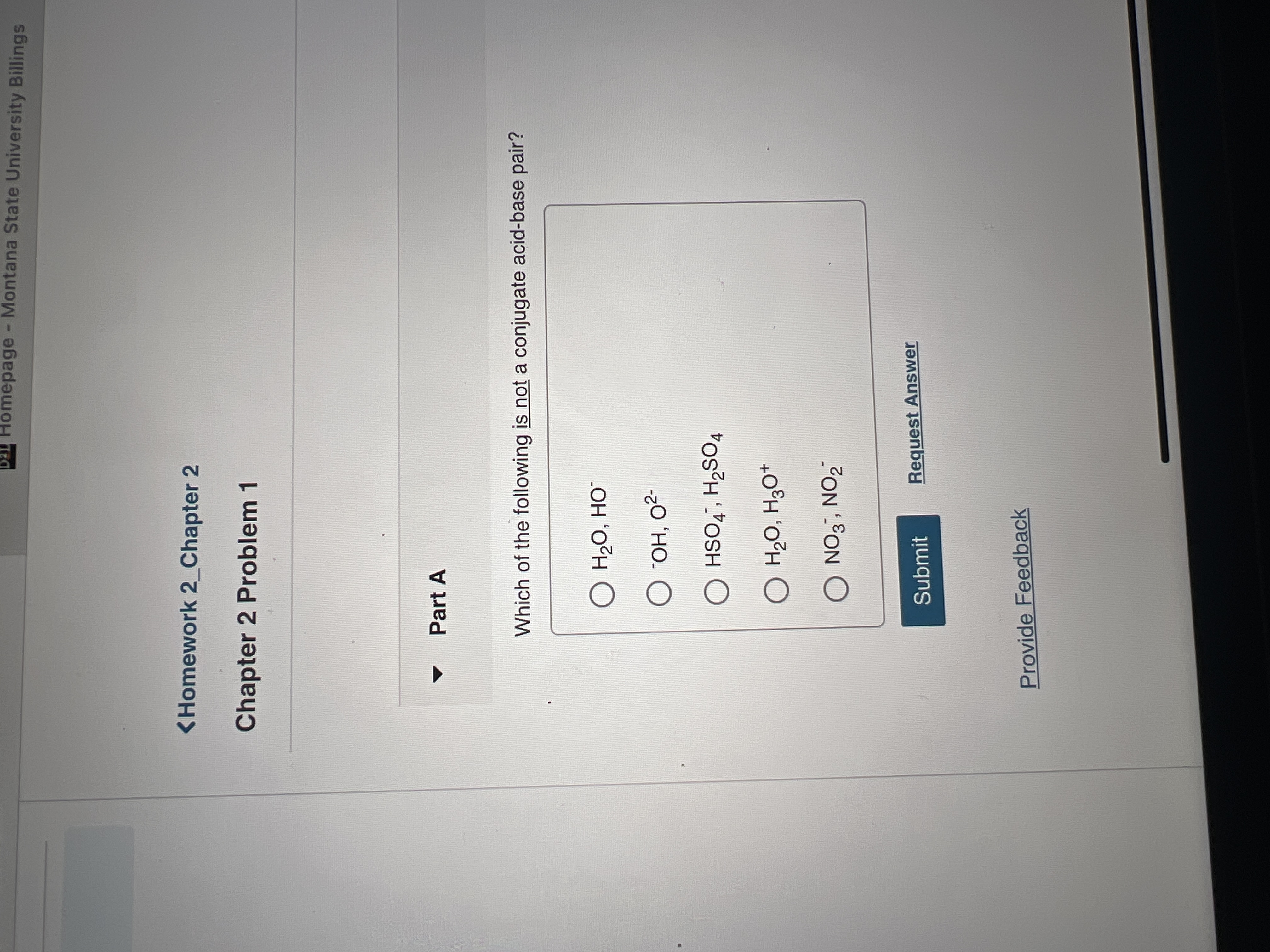 Solved Part AWhich of ﻿the following is ﻿not a conjugate | Chegg.com