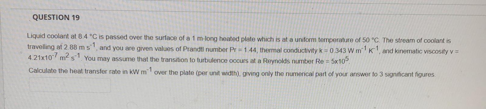 Solved Liquid coolant at 8.4∘C is passed over the surface of | Chegg.com
