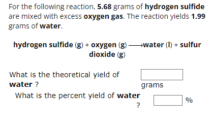 Solved Hello! Can you please help me solve this chemistry | Chegg.com