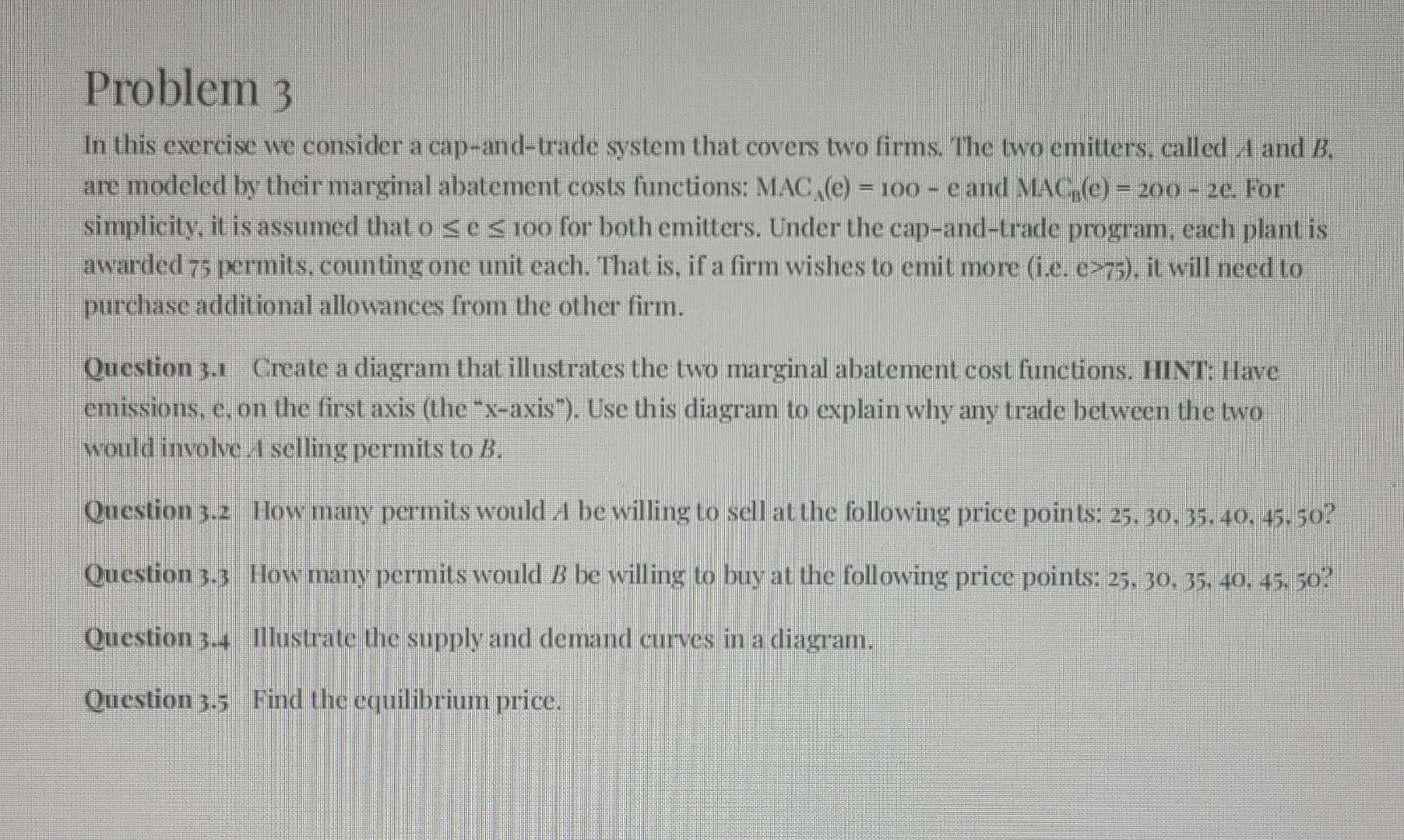 Solved Problem 3 In this exercise we consider a | Chegg.com