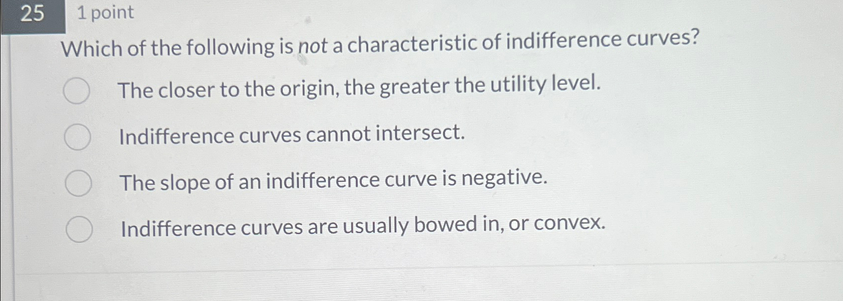 Solved 25,1 ﻿pointWhich of the following is not a | Chegg.com