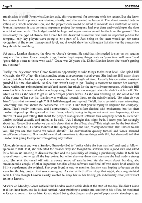 Solved 4. Is there any grapevine in this organization? Give | Chegg.com