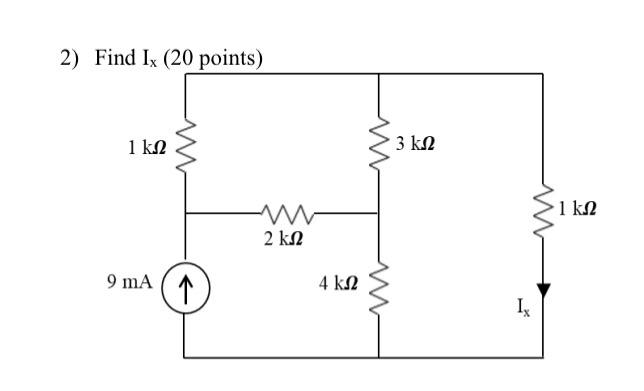 Solved 2.) Solve the following problems using Nodal analysis | Chegg.com